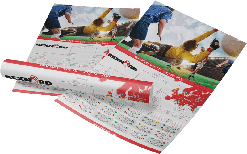 Voetbalplanners | Poster EK-WK poule schema voetbalpool